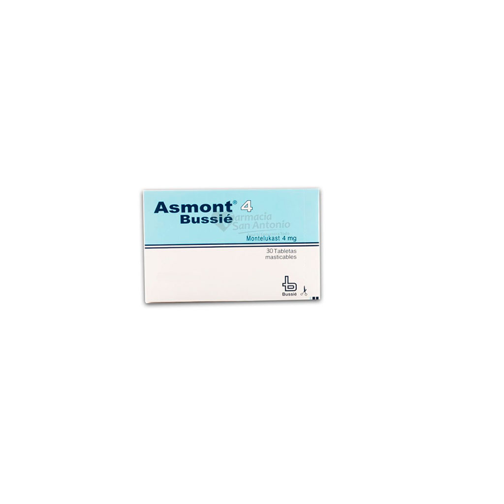 ASMONT 4MG X 30 TABS & Farmacia San Antonio