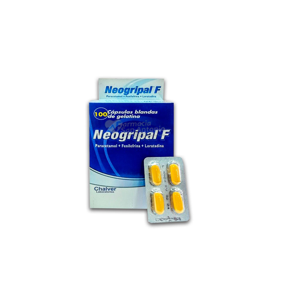 NEOGRIPAL F X 100 TAB & Farmacia San Antonio