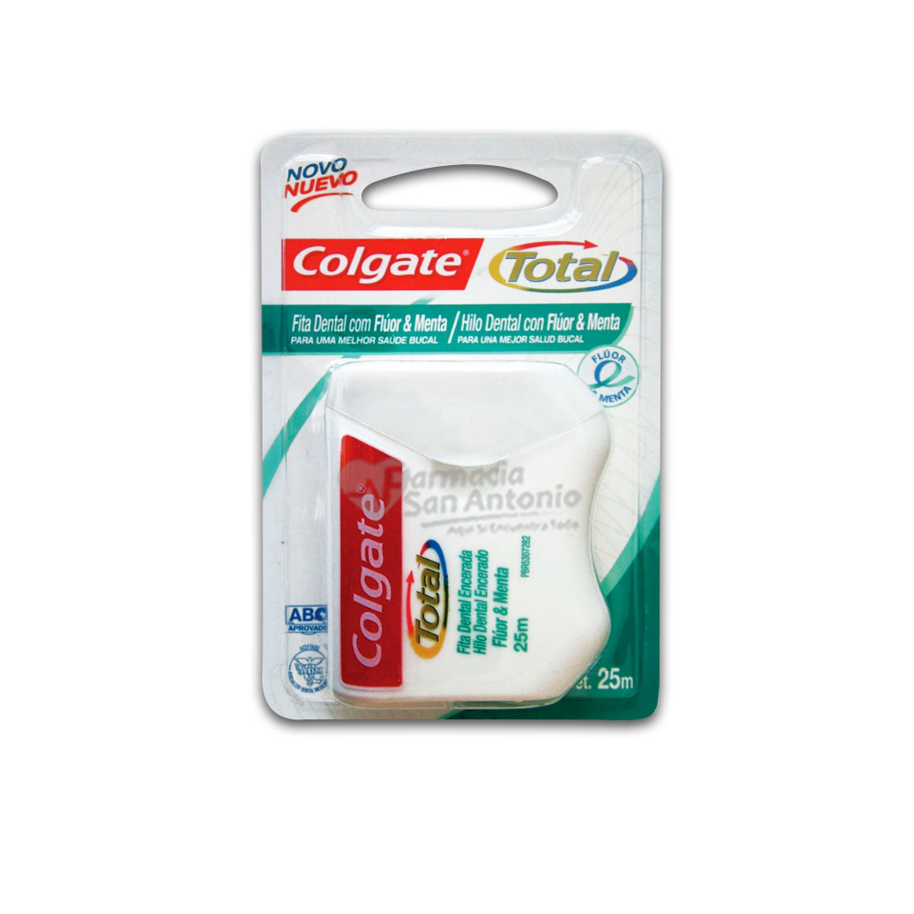 HILO DENTAL COLGATE TOTAL MENTA 25M & Farmacia San Antonio