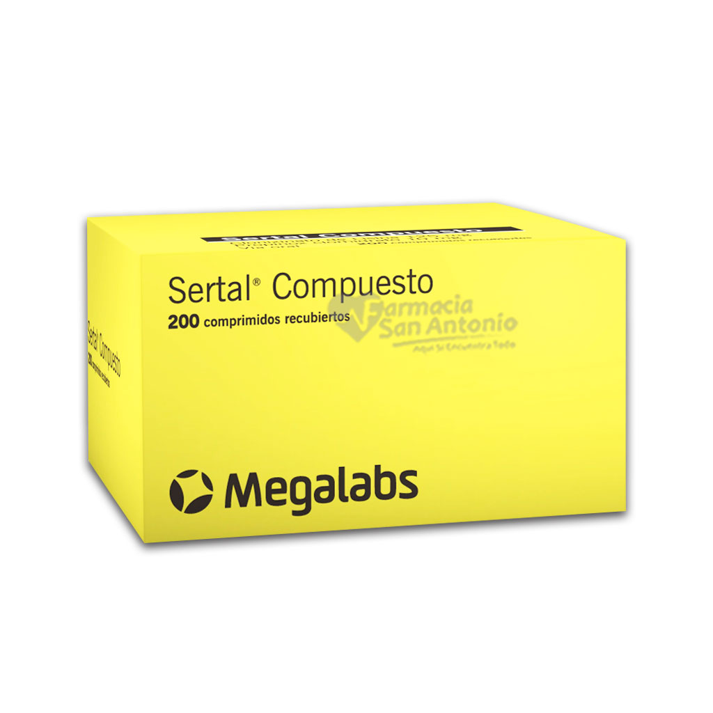 SERTAL COMPUESTO X 200 CAP $ & Farmacia San Antonio