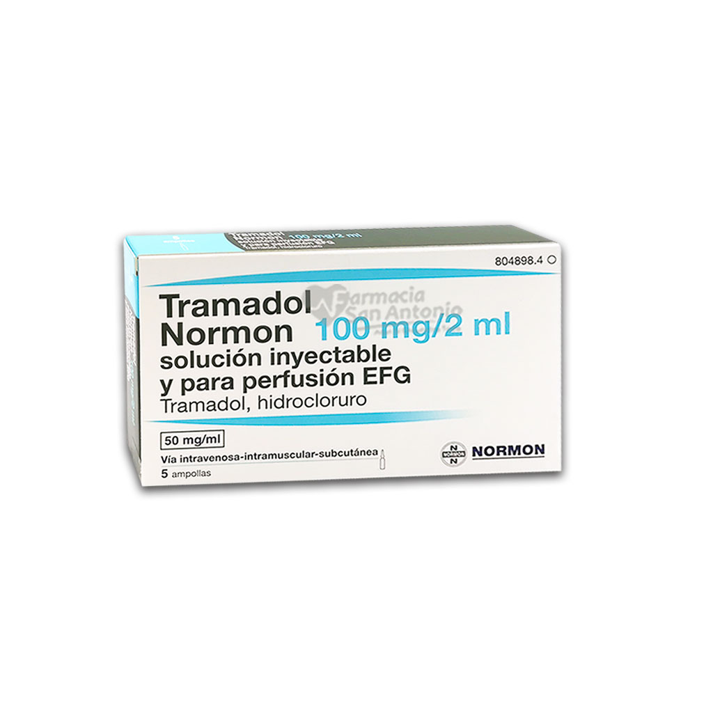 TRAMADOL NORMON EFG 100MG X 5 AMP & Farmacia San Antonio