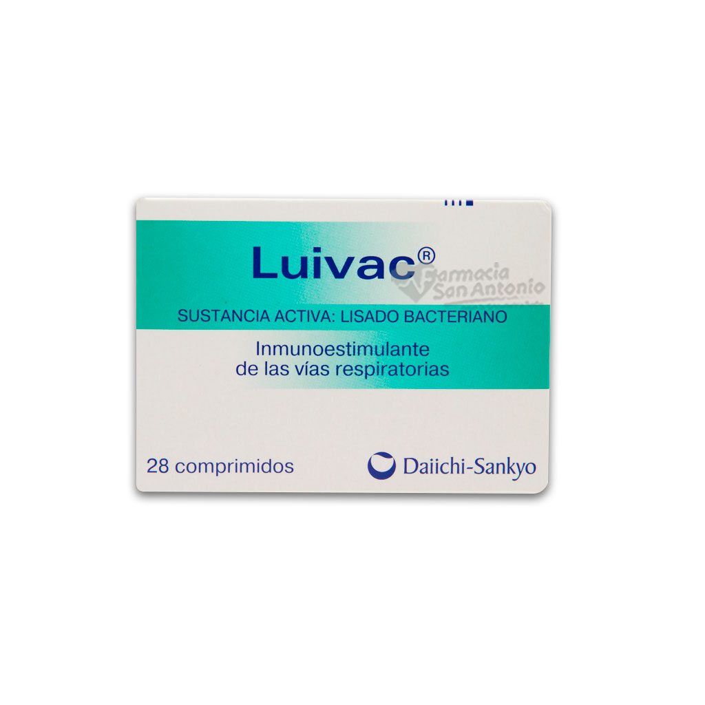 LUIVAC X 28 COMP & Farmacia San Antonio